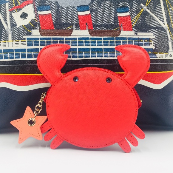 kate spade | Bags | Sold Kate Spade Make A Splash Crab Coin Purse ...